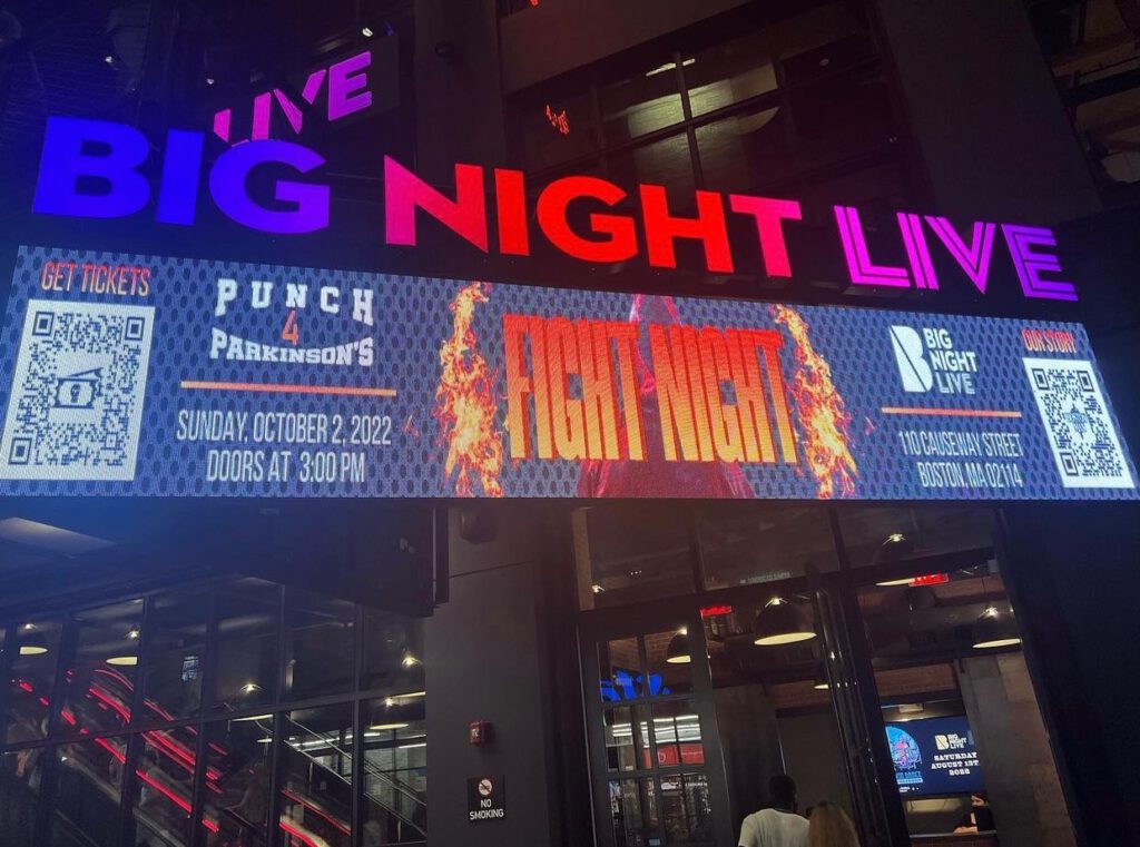 Punch 4 Parkinsons Brings 'Fight Night' to Big Night Live | BostonMan ...