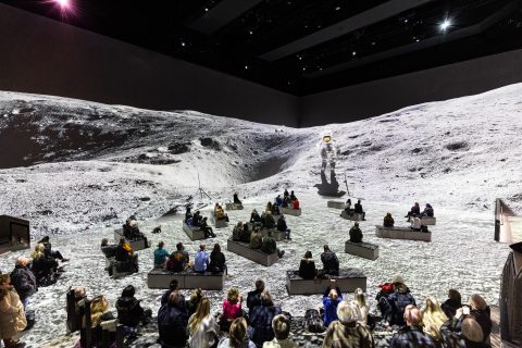 Tom Hanks Takes Boston to the Moon & Back - Inside Saunders Castle ...